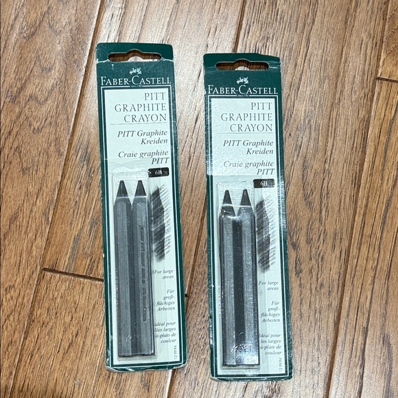Faber-Castell | Art | Graphite Crayon 2 Sets 6b | Poshmark